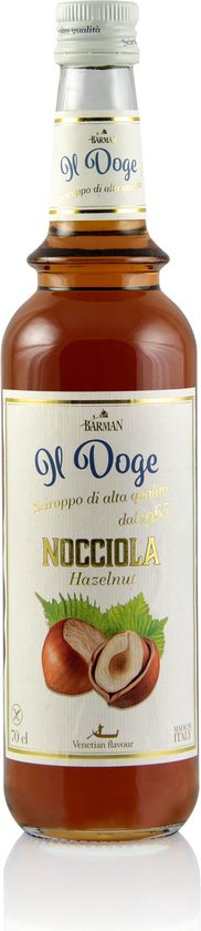 Hazelnoot koffiesiroop - 70cl - Il Doge - Barista - Hazelnut | bol.com