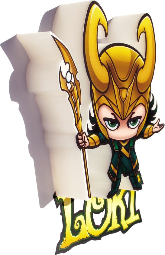 3D Wall Light FX - Marvel Loki Mini Light - Wandlamp | bol