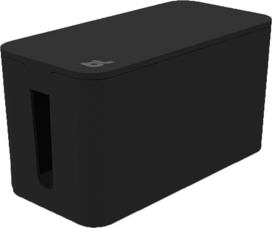 Bluelounge Cablebox Mini Opgeruimde Kabels - Zwart | bol