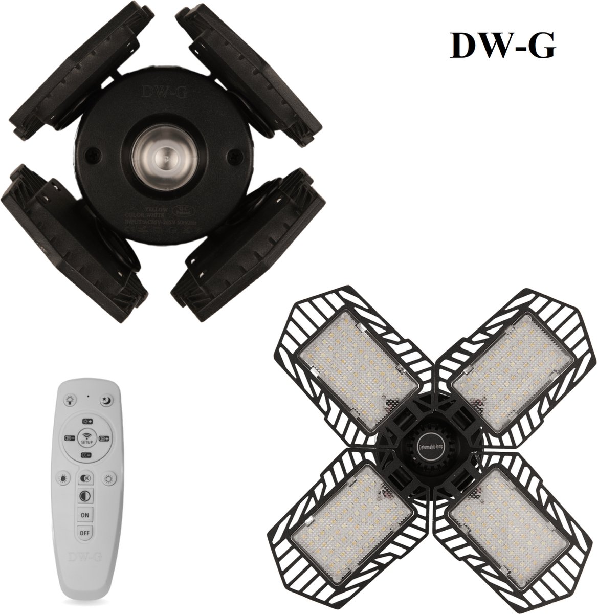 DW-G / Led Lamp e27 / Verstelbaar / Studiolamp / Bouwlamp / Schuurlamp ...