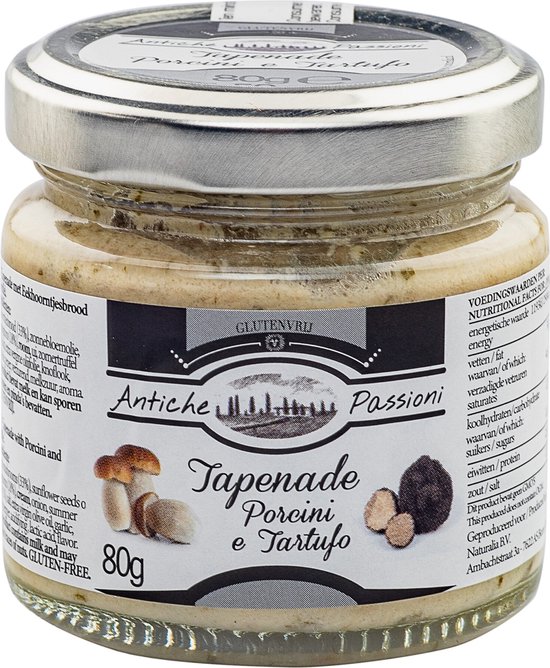 Antiche Passioni Tapenade Porcini e Tartufo 80 gr. | bol.com