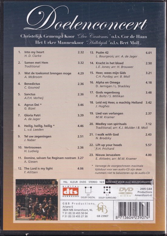 Deo Cantemus - Doelenconcert, Deo Cantemus | Muziek | bol.com