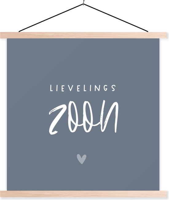 Posterhanger incl. Poster - Schoolplaat - Liefde - Zoon - Spreuken ...