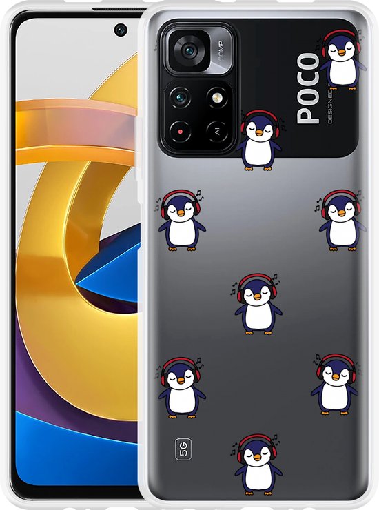 Hoesje geschikt voor Poco M4 Pro 5G Chillin like a penguin | bol