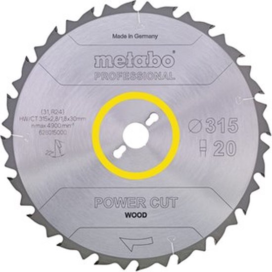 Metabo Cirkelzaagblad 250x30 24WZ | bol