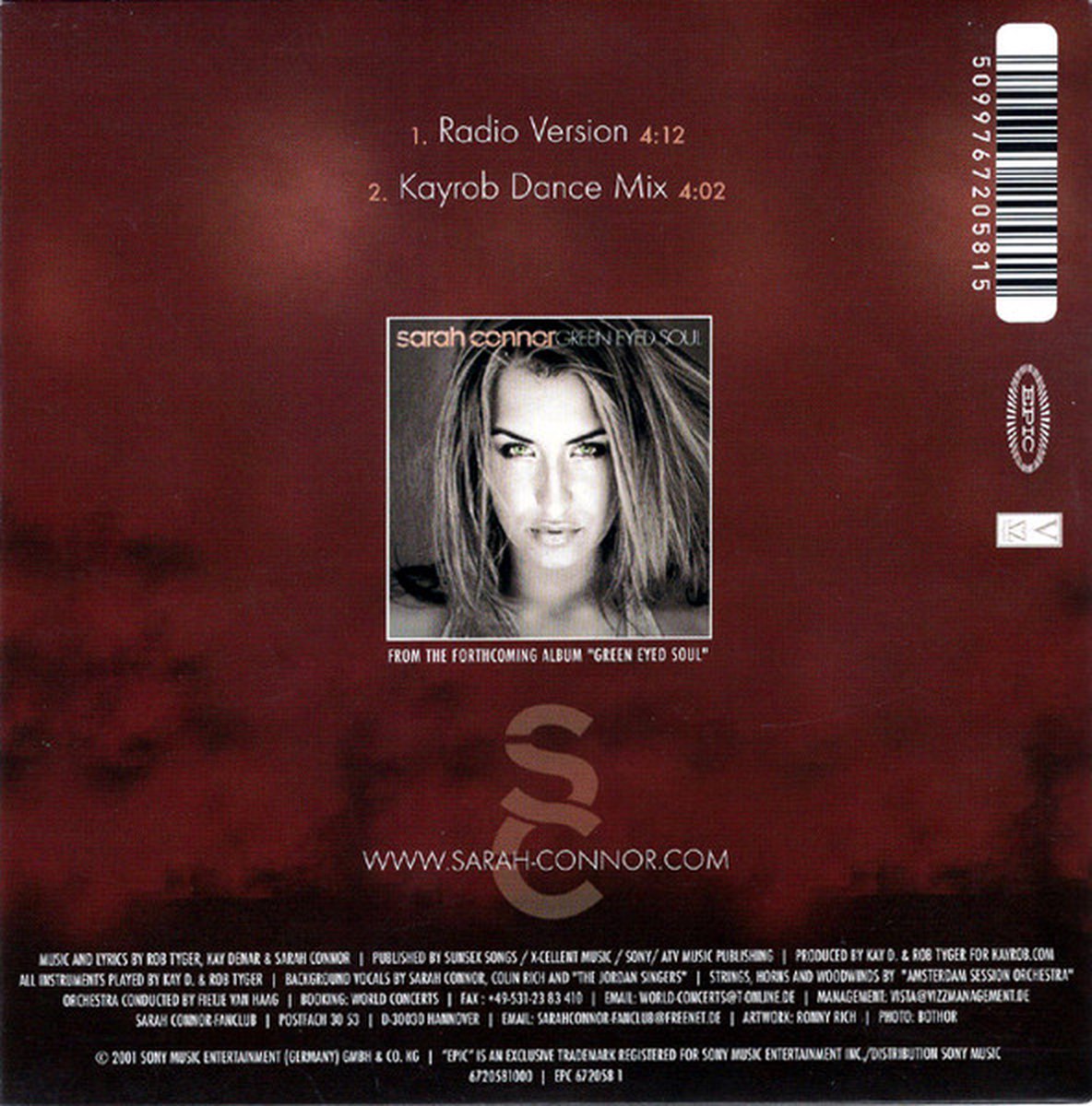 Sarah Connor - From Sarah With Love (cd-single), Sarah Connor | Muziek ...