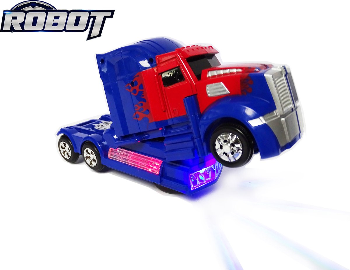 Robot transformer Truck - robot en vrachtwagen 2 in 1 voertuig - led ...