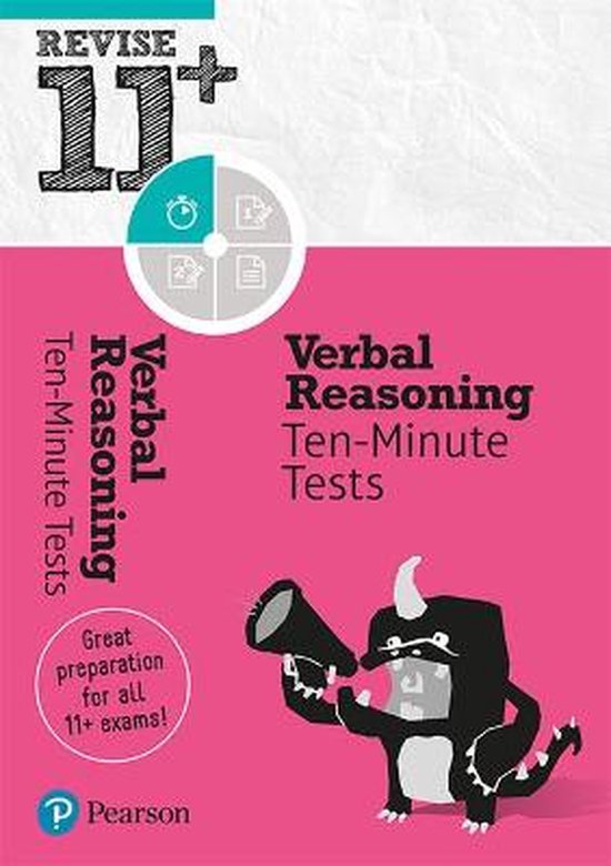 Revise 11+ Verbal Reasoning- Pearson REVISE 11+ Verbal Reasoning Ten ...