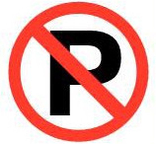 Mini picto Parkeren verboden, 54 stuks, 15 x 15 mm | bol