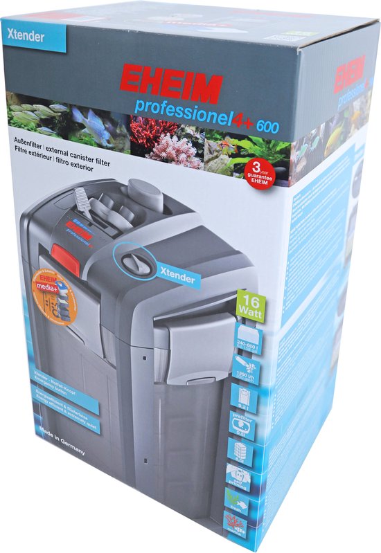 Eheim buitenfilter Professional 4+, 600 inclusief filtermassa. | bol.com