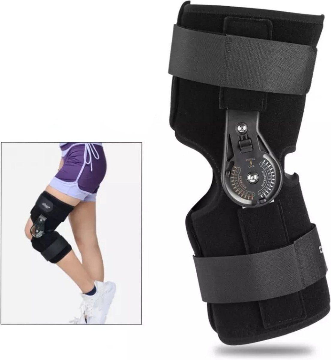 Knie brace, ondersteuning, knee brace, kniebrace, voet brace, foot ...