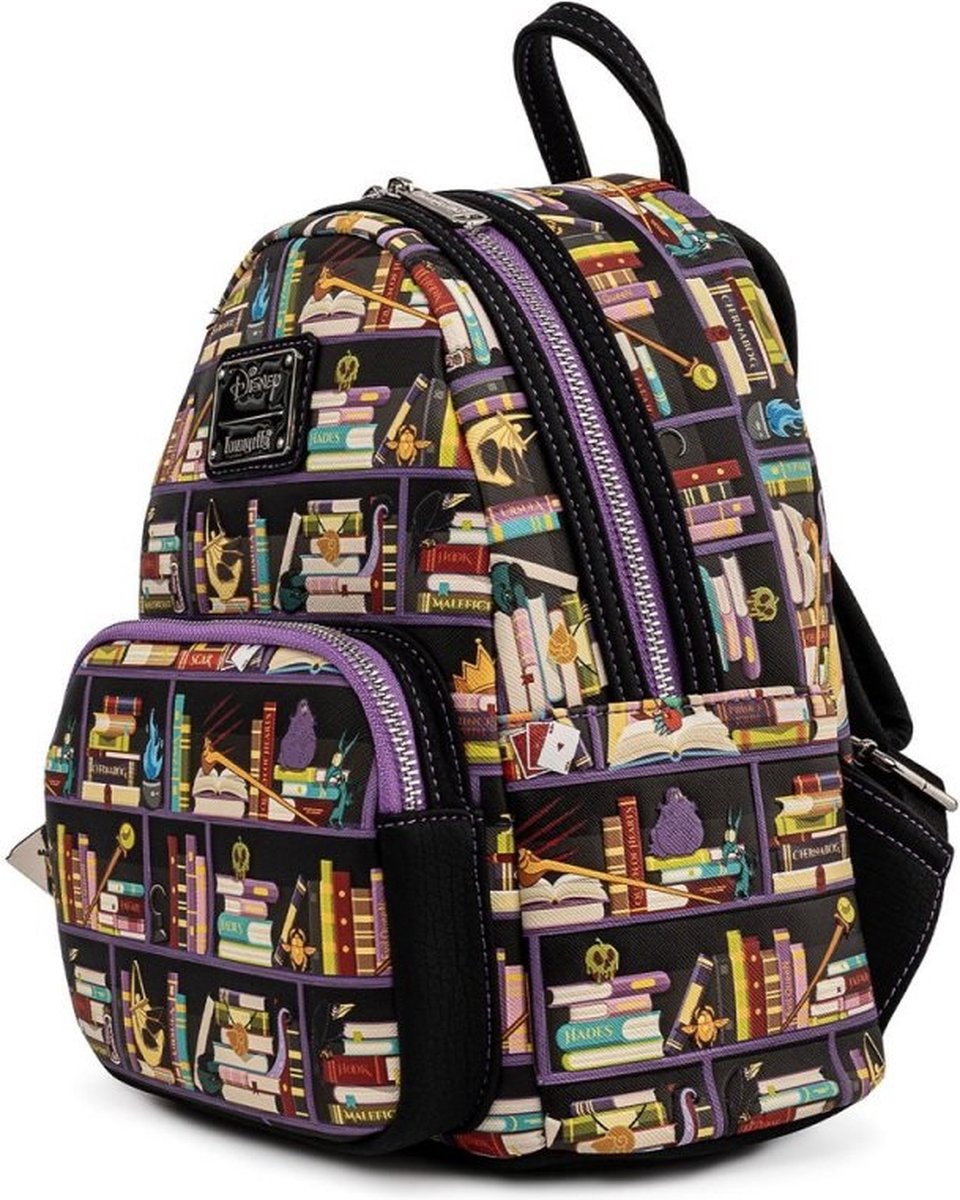 LOUNGEFLY MINI BACKPACK BOOKS - VILLAINS | bol.com