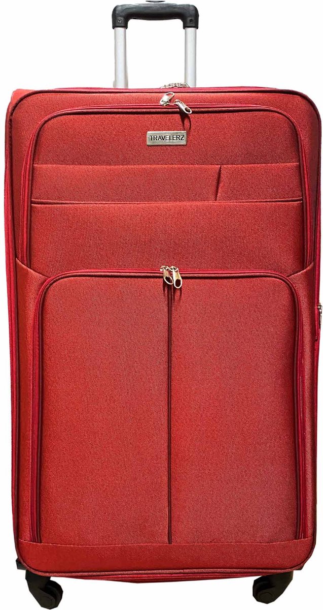 Travelerz reiskoffer met wielen softcase 139 liter - met cijferslot ...