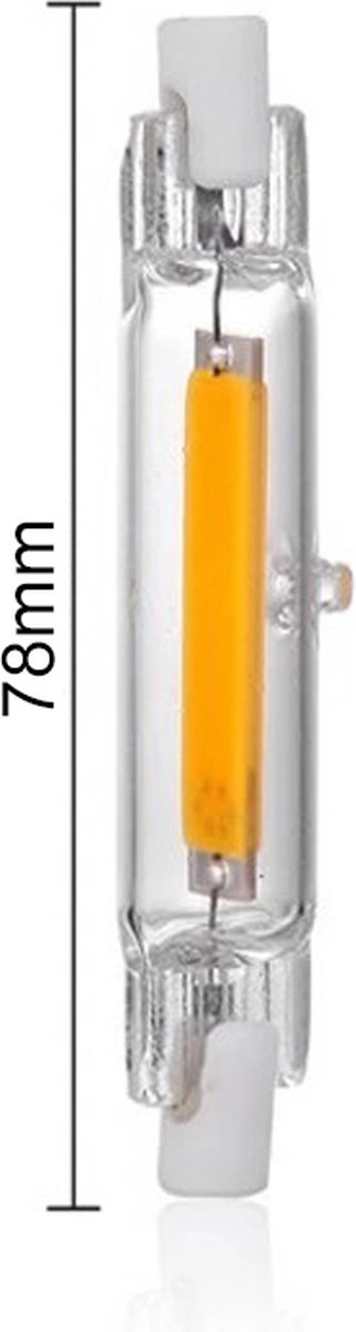 DSC® Led Staaflamp R7s/2W/2700K/230V - vervangt 20W Halogeen - 78mm ...