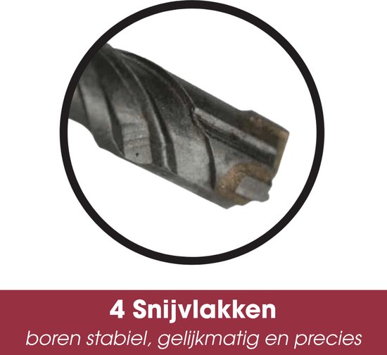 SDS Plus Hamerboor - 20mm 400/450 - Betonboor | bol