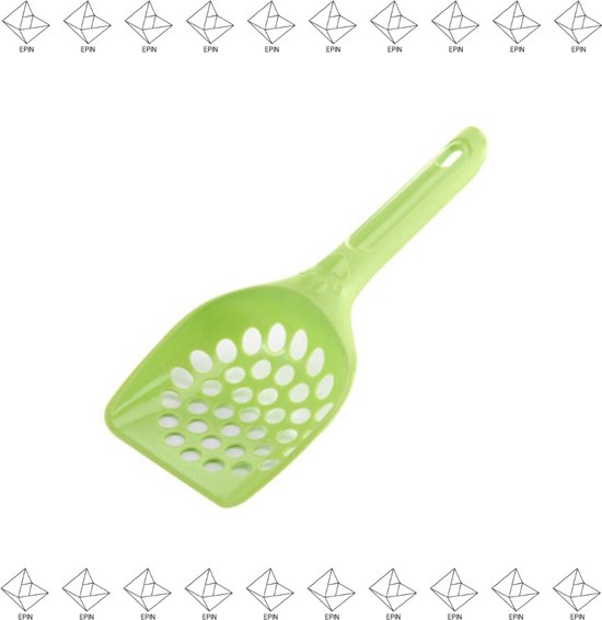 EPIN | Kattenbak Schepje | Poep Schep | 20 CM | Grote Gaten | GROEN ...