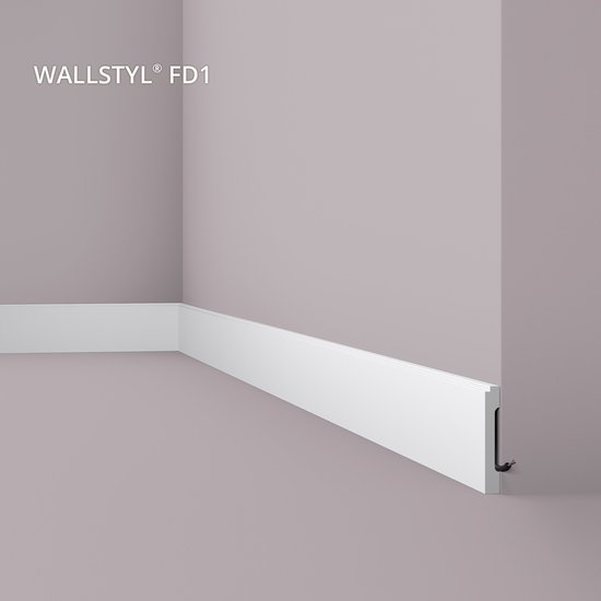NMC FD1-box WALLSTYL Noel Marquet 1 doos 15 stukken Plint modern design ...