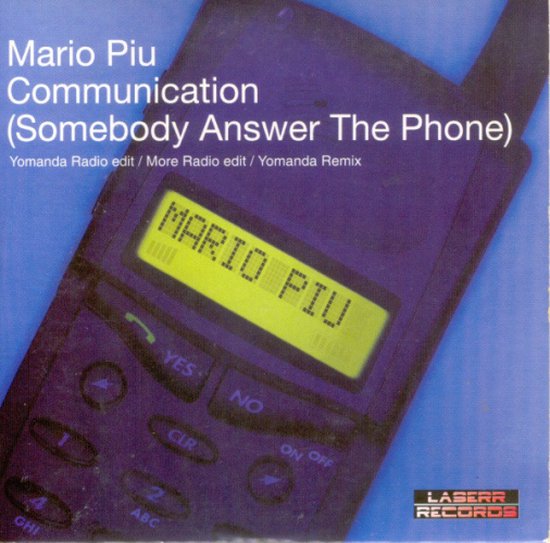 Communication (Somebody Answer The Phone), Mario Piu | CD (album ...