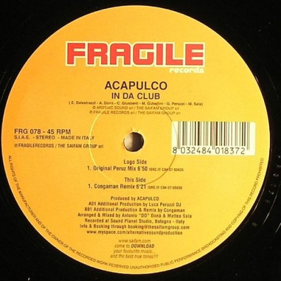 In Da Club, Acapulco | LP (album) | Muziek | bol