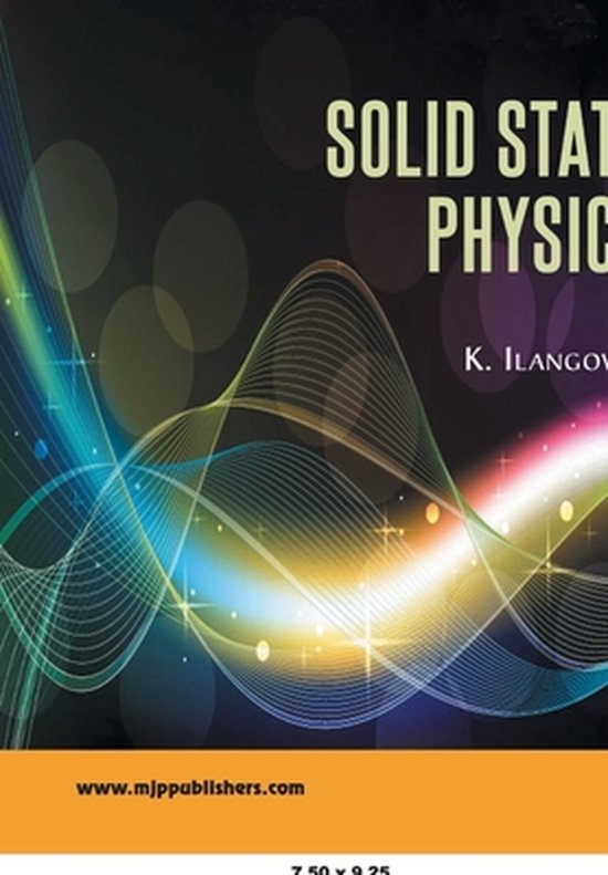Solid State Physics | 9788180941887 | K. Ilangovan | Boeken | bol