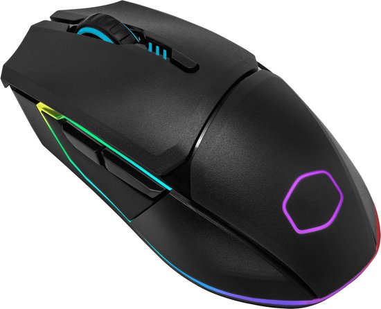 Cooler Master MM831 Wireless - Muis - voor gaming - 32000 DPI - zwart | bol