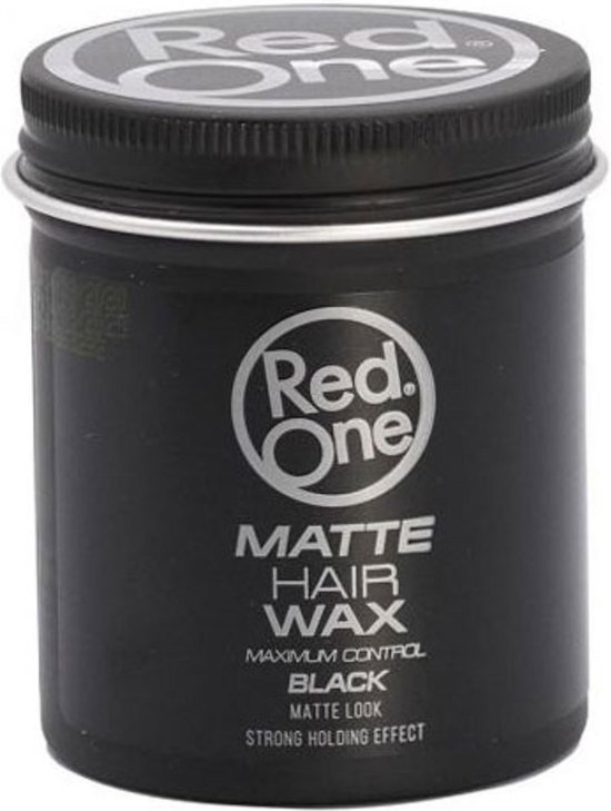 Redone Hair Wax Haarwax - Matte Maximum Control - Black Matte Look | bol