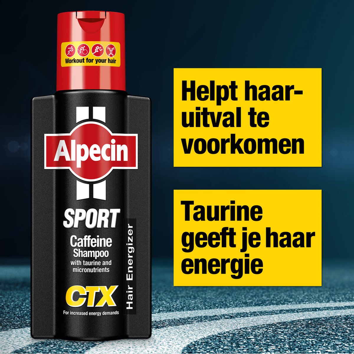 Alpecin Sport Cafeïne Shampoo CTX met Taurine 250ml | Natuurlijke ...