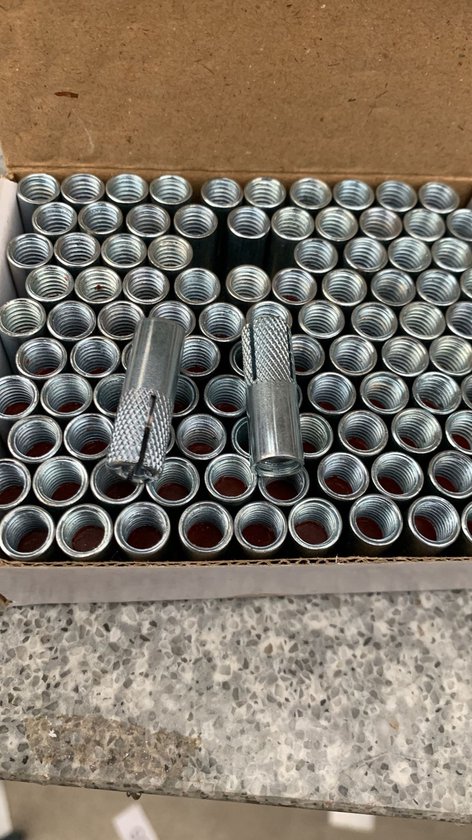 Deltafix. -In-Slag-Plug. Patent-plug verzinkt - M8 - inhoud 50 stuks ...