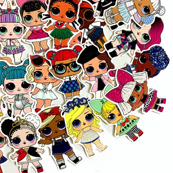 L.O.L. Surprise! Stickers - 50 Stuks - Stickers Laptop - LOL Stickers ...