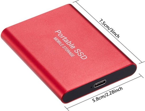 Premium Mini SSD 2TB - Externe Schijf - Computer - PC - Opslag ...