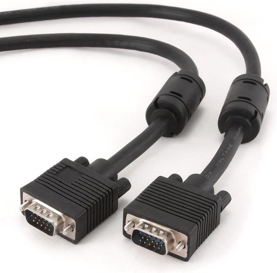 VGA-kabel 15-pins - 2 meter - Full HD/1080P 3D VGA male to VGA male- PC ...