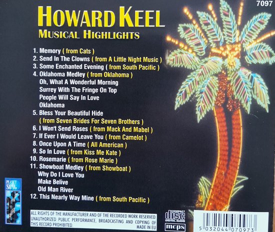 Musical Highlights - Cd album, Howard Keel | Muziek | bol