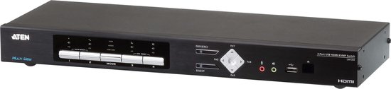 ATEN CM1284 4-poorts USB HDMI Multi View KVMP Switch | bol