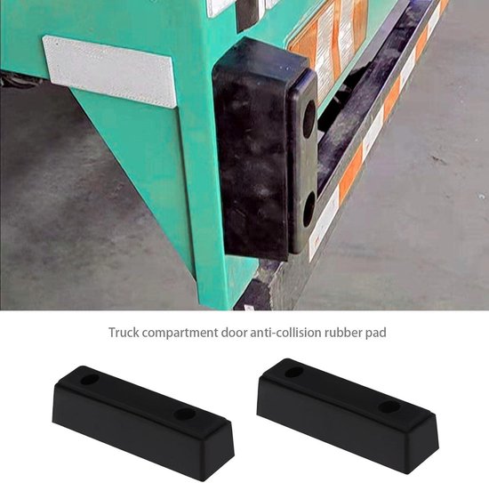 Rubberen Bump Stops voor Truck en Trailer - Set van 2 stuks, Zwart ...