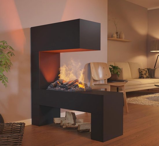 Elektrische Waterdamp Haard Mozart Deluxe – 3D LED Vlammen met ...