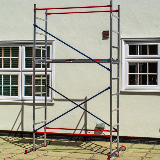 Home Master® Doe-Het-Zelf Rolsteiger – 4 m – Aluminium Thuissteiger ...