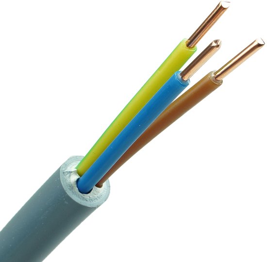 Ymvk kabel 3x2.5mm2 per rol van 25 meter | bol