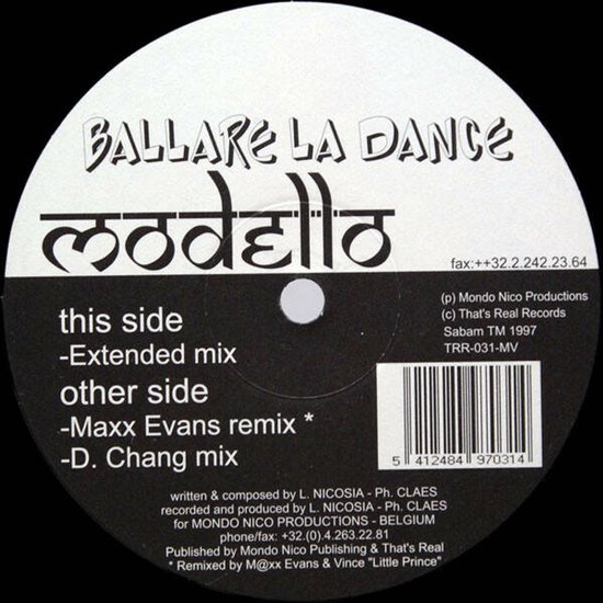 Ballare La Dance, Modello | Media condition: Very Good Plus (VG+) | 1 x ...