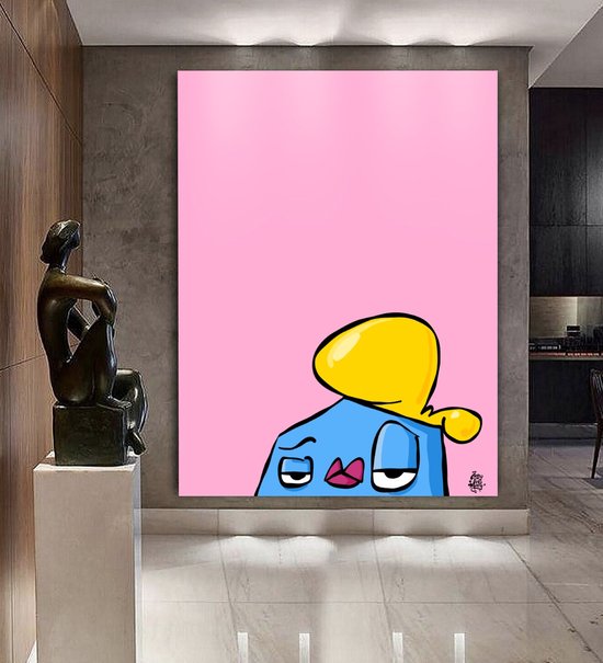 Pink andy the dandy - Meerdere kleuren - Plexiglas 140 x 200 | bol