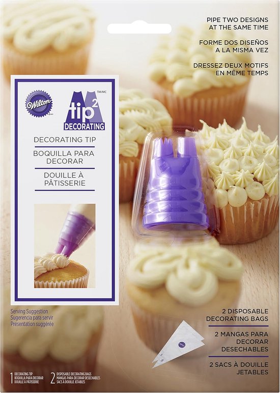 Duo Piping Tip Set met Ronde en Ster Vorm - Multicolor | bol