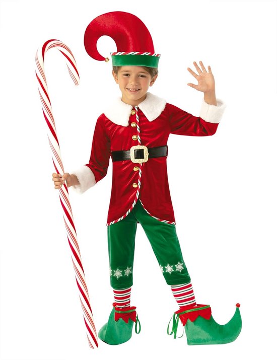 Jongens Elf Kostuum Deluxe Compleet - Verkleedkleding voor Kerstfeest ...