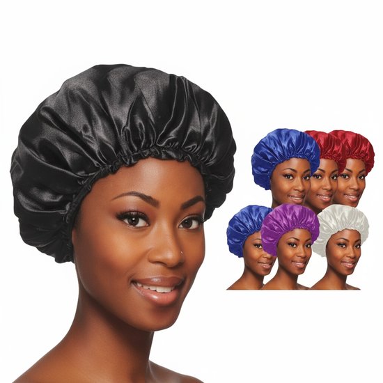 Vital Premium Re-Usable Shower Cap – Purple (Large Size) | bol