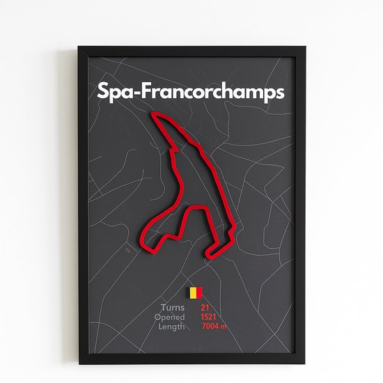 F1 Circuit Spa Display -SPA Francorchamps - F1 Spa Display - Formule 1 ...