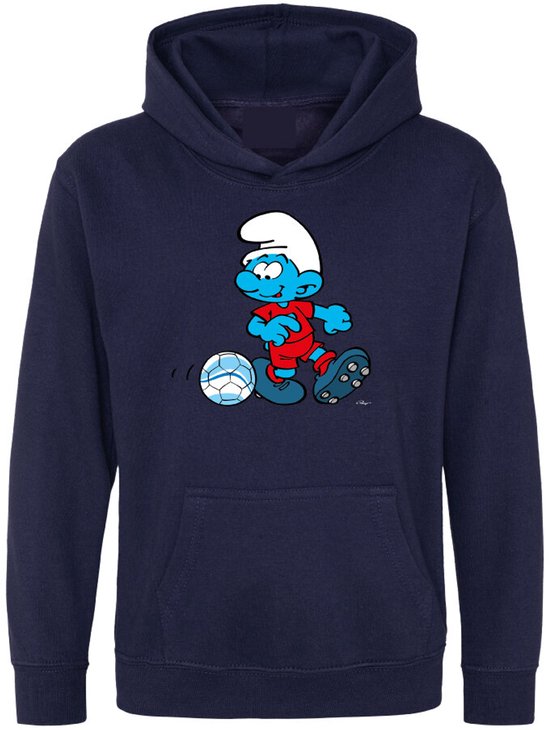 Hingly Hooded sweater Navy Smurf Voetbal | bol