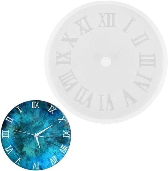 Epoxy Resin Watch Moulds Silicone Moulds for Resin Arabic Numerals ...