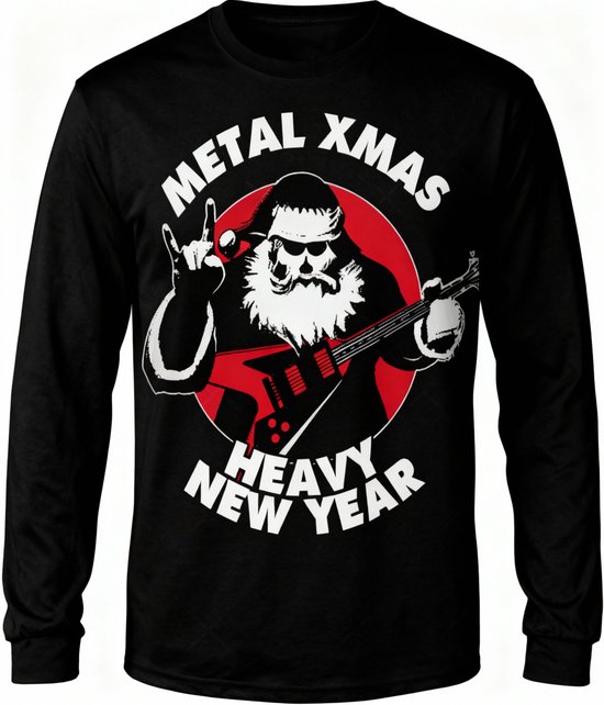 Kersttrui Metal X MAS Heavy New Year - Ugly Christmas Sweater - Foute ...
