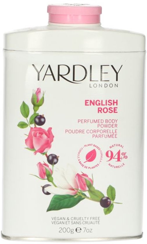 Yardley London English Rose Perfumed Body Powder 200g | bol
