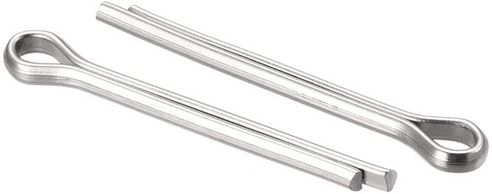 Eamber - Splint clips van roestvrij staal voor auto's, 30 stuks, 4 mm x ...