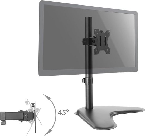 Monitorstandaard met Enkele Arm voor Schermen 13-27 Inch, Volledig ...