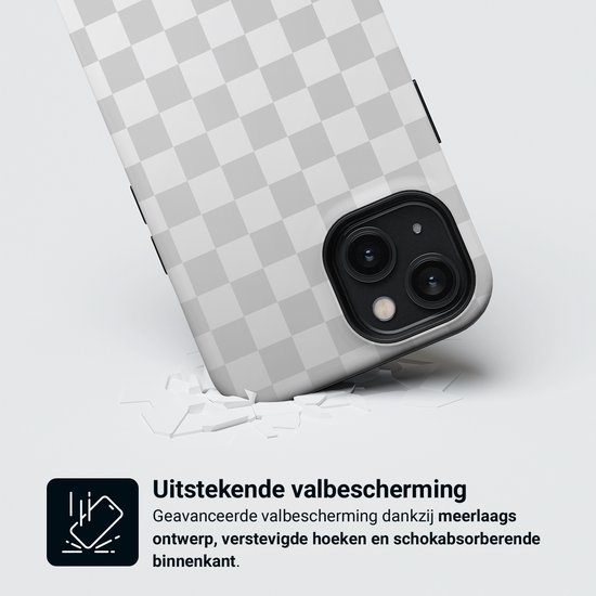 Mobiq - Tiny Squares Backcover met Magsafe geschikt voor iPhone 12 Pro ...